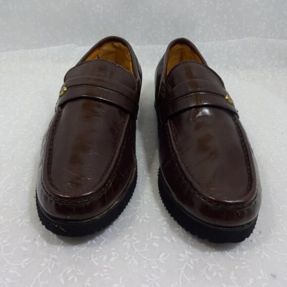 David Taylor | Shoes | David Taylor Mens Size 9d Brown Leather Slip On ...